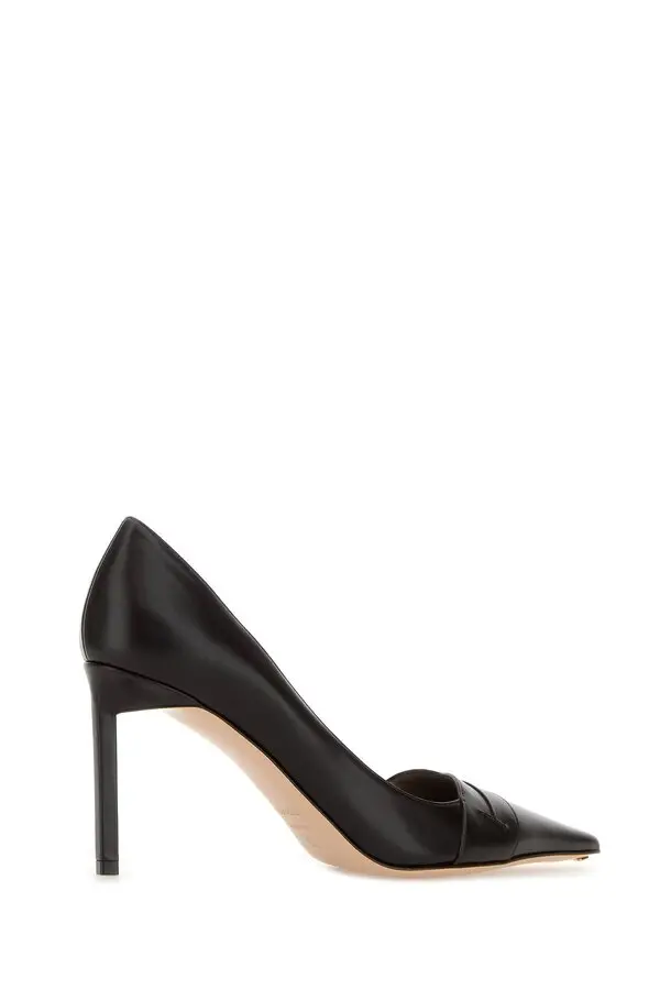 TOM FORD Dark Leather Pointed Toe Pumps