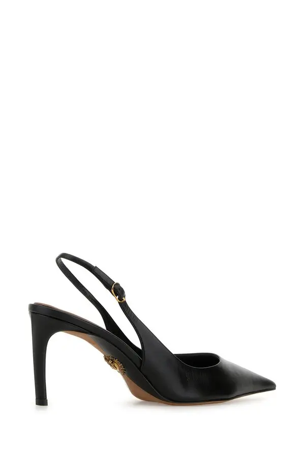 Dolce & Gabbana Leather Devotion Slingback Pumps - Black