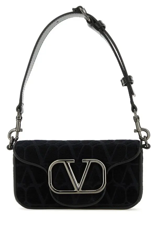 Valentino Garavani Toile Iconographe Mini Locò Shoulder Bag - White