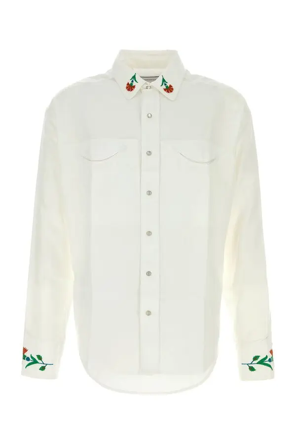 PANTAMOLLE Lyocell Shirt - White