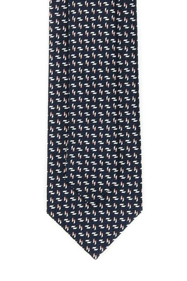 Brioni Embroidered Silk Neck Tie