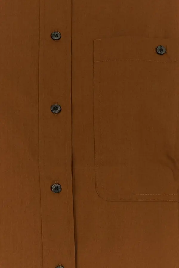 Soeur Sleeveless Cotton Mandarin Collar Shirt