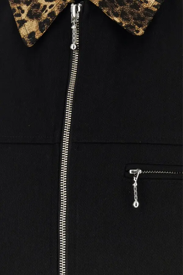 ERNEST W.BAKER Virgin Wool Jacket With Contrasting Collar