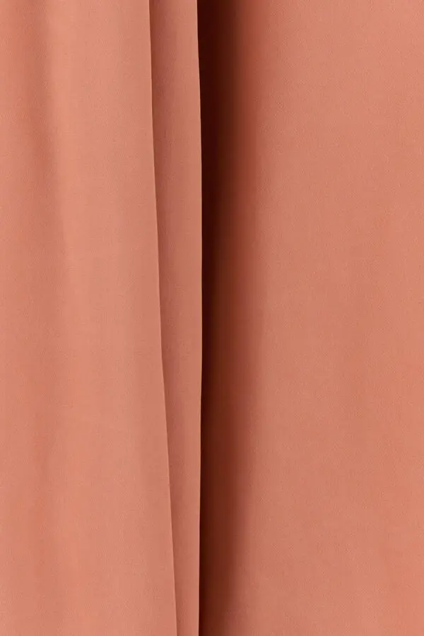 TOM FORD Salmon Satin Blouse With Neck Ties