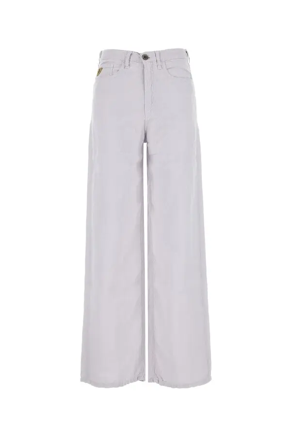LOIS Lilac Linen Wide-leg Trousers