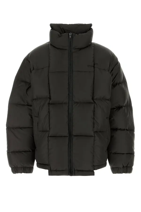 Vetements Quilted Down Jacket - Brown