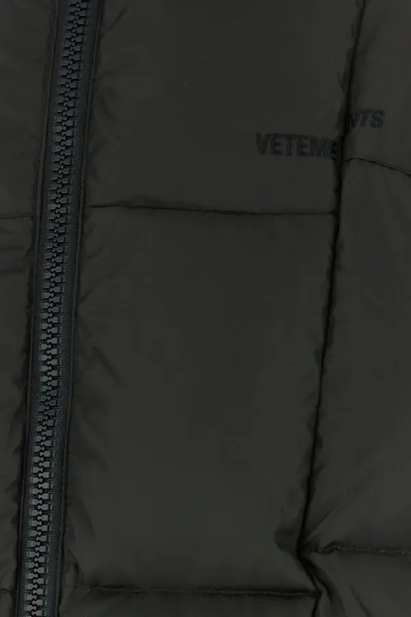 Vetements Quilted Down Jacket - Brown