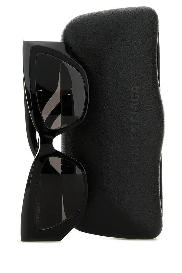 Balenciaga Acetate Butterfly Sunglasses With Bb Metal Detail