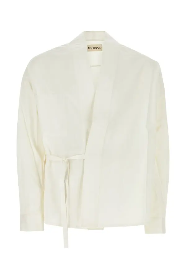 MORDECAI Poplin Shirt - White
