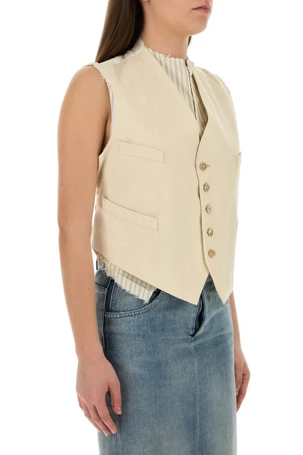 MAISON MARGIELA Layered Wool Vest
