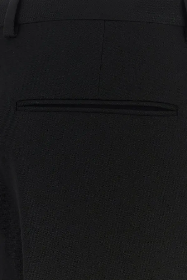 Valentino Garavani Wool Trousers With Central Ironed Pleats