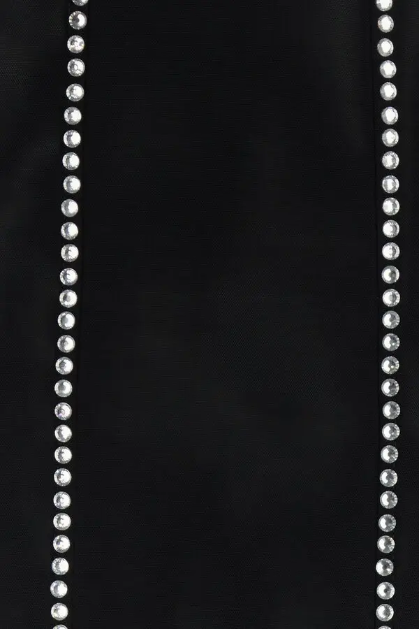 Oseree Stretch Tulle Embellished Dress