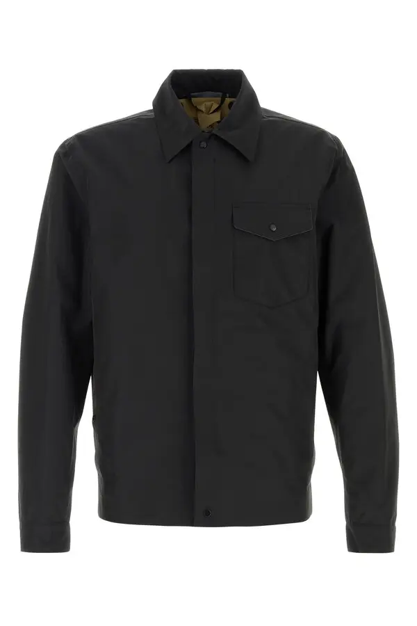 TEN C Nylon Blend Bonded Shirt