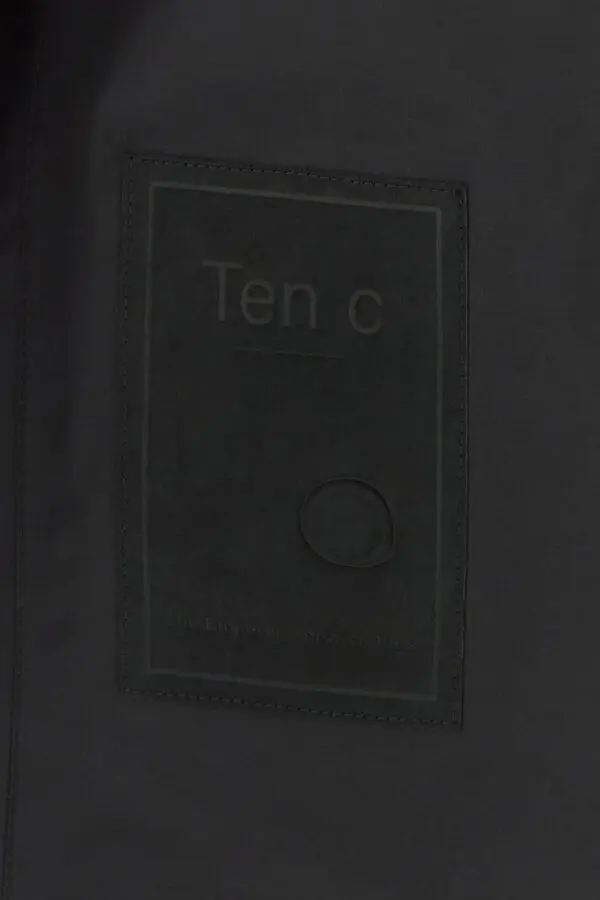 TEN C Nylon Blend Bonded Shirt