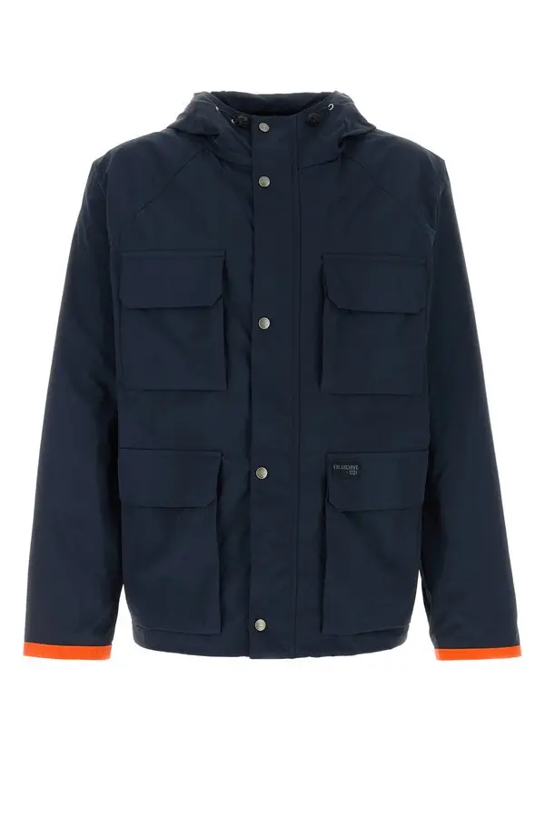 FAY Nylon Windbreaker With Contrasting Logo