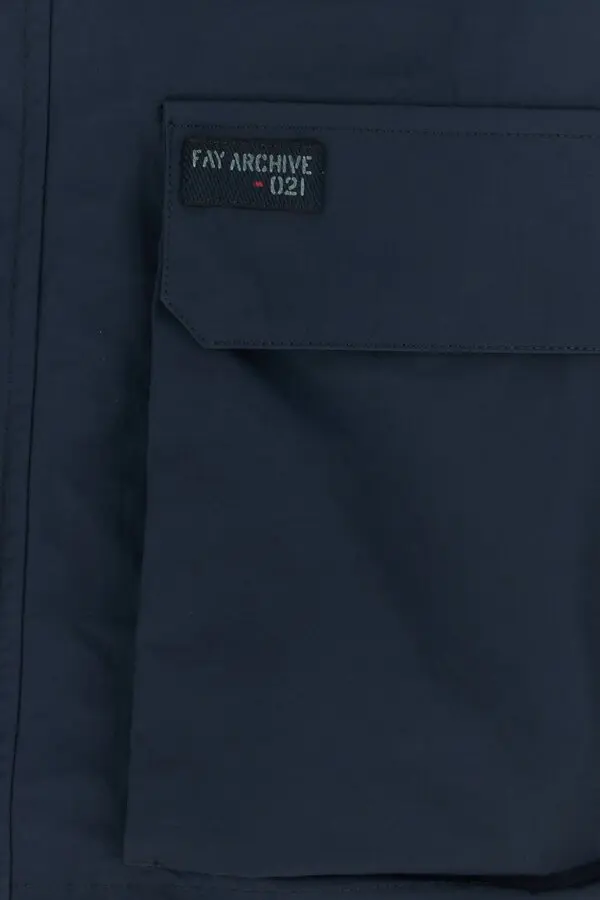 FAY Nylon Windbreaker With Contrasting Logo