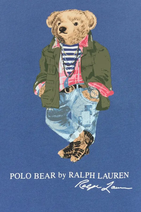 Polo Ralph Lauren Cotton Blend Sweatshirt With Polo Bear Print