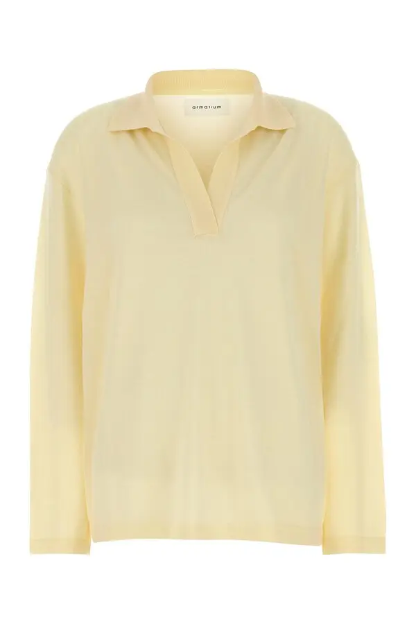 ARMARIUM Pastel Wool Aurelio Polo Shirt