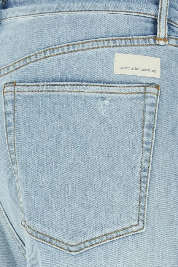NINE:INTHE:MORNING Stretch Denim Asthor Jeans - Blue