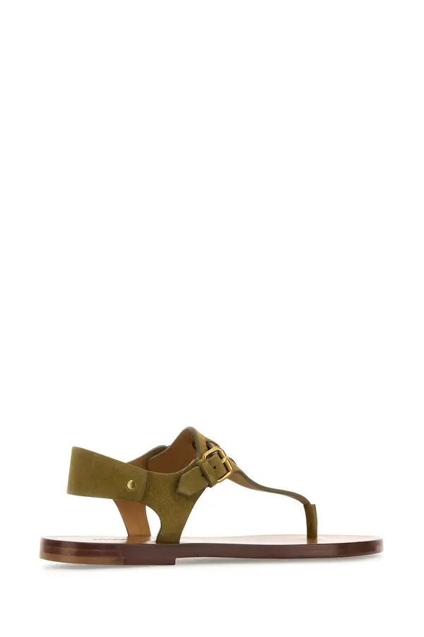 Isabel Marant Étoile Army Suede Thong Sandals