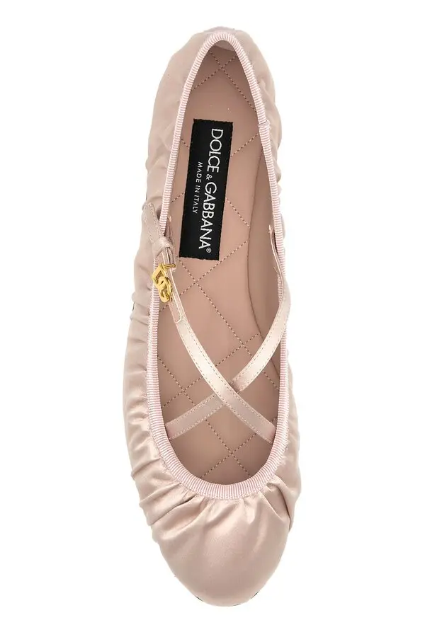 Dolce & Gabbana Ballerinas In Pastel Satin