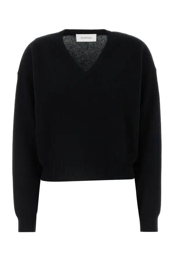 Sportmax Wool And Cashmere Sweater With Jewel Detail