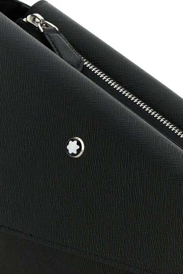 Montblanc Grained Leather Crossbody Bag