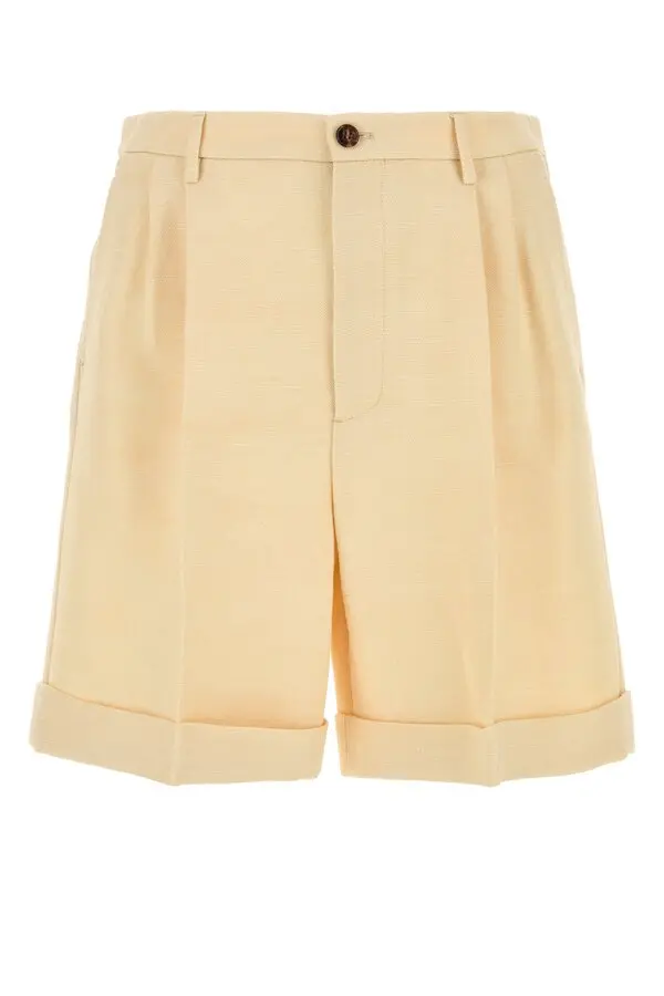 Valentino Garavani Bermuda Shorts With Inverted Pleats