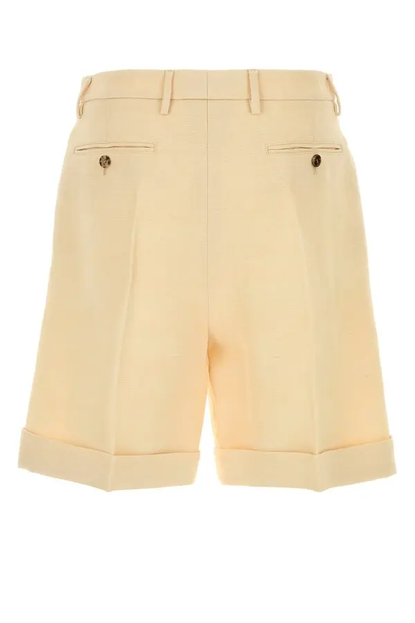 Valentino Garavani Bermuda Shorts With Inverted Pleats