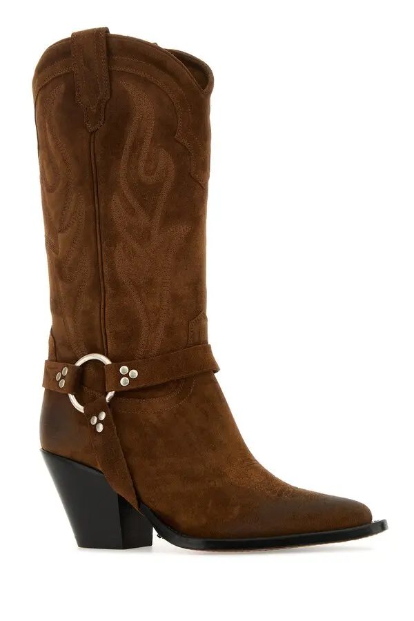 SONORA Suede Santa Fe Belt Boots