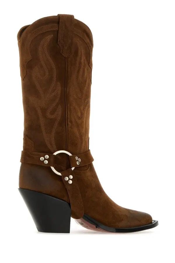 SONORA Suede Santa Fe Belt Boots