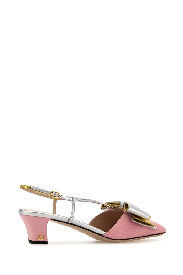 Valentino Garavani Fabric Bow Slingback Pumps