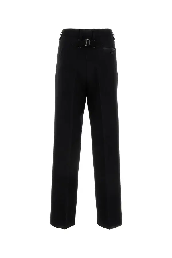 MAISON MARGIELA Wool Trousers With Contrast Stitching