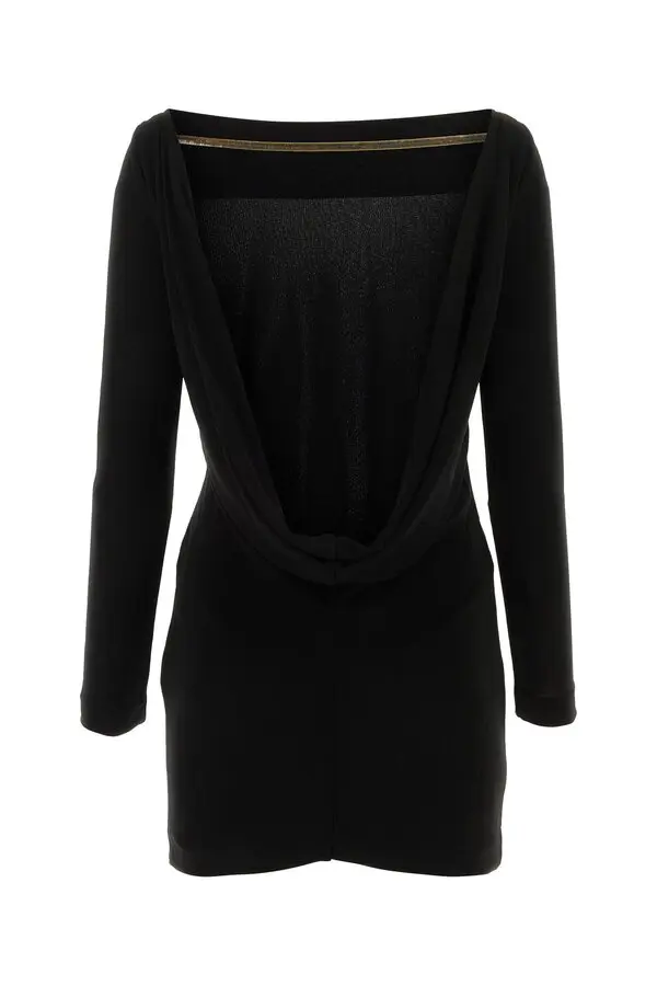 Dsquared2 Viscose Mini Dress With Jewel Embellishment