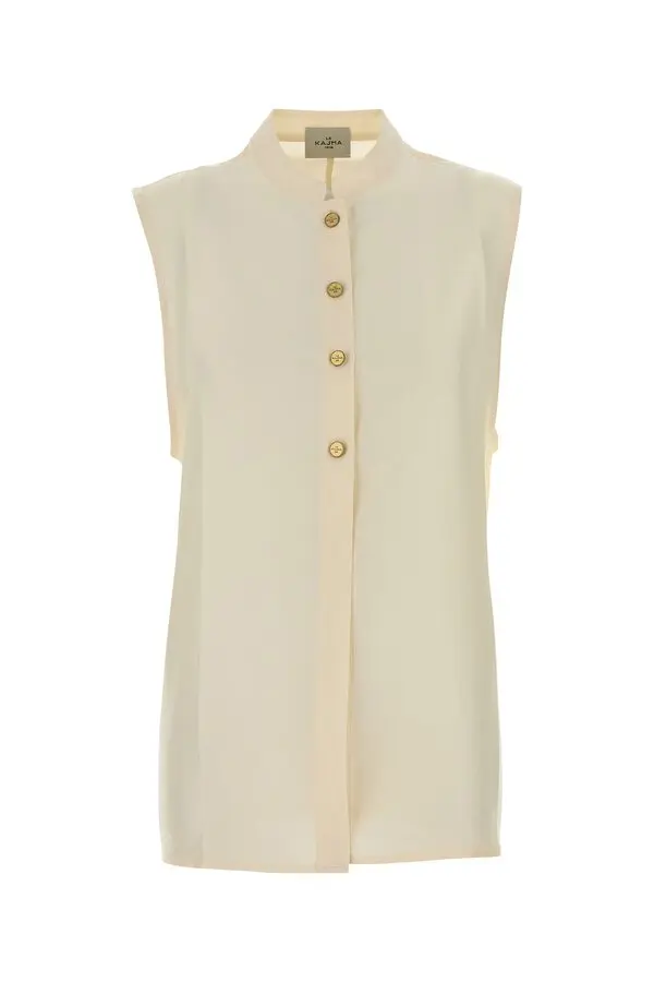 Le Kasha Sleeveless Silk Shirt