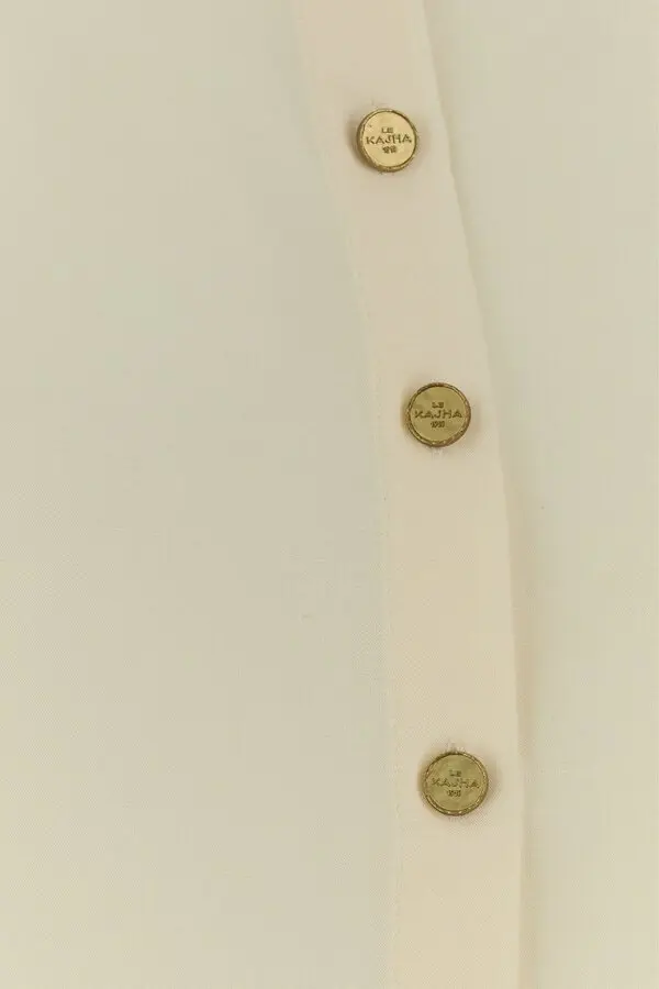 Le Kasha Sleeveless Silk Shirt