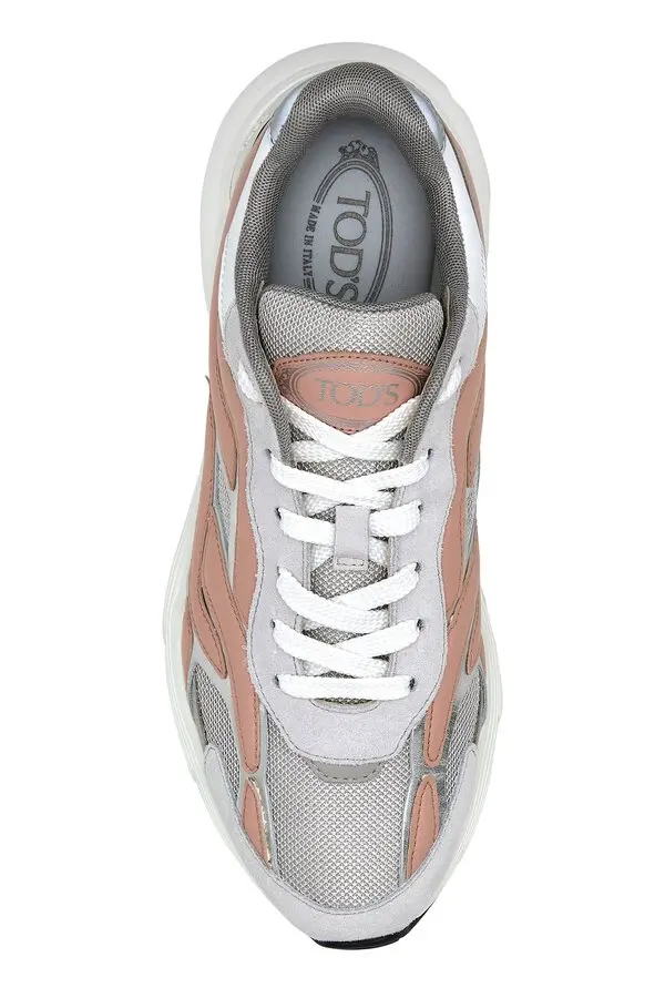 TOD'S Multicolor Leather And Mesh Sneakers