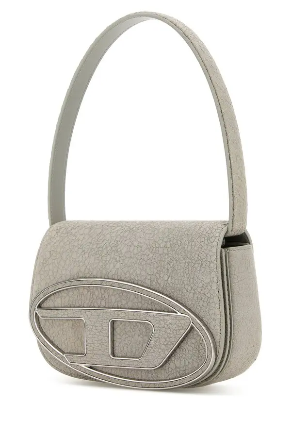 DIESEL® 1dr Shoulder Bag In Light Leather - Grey