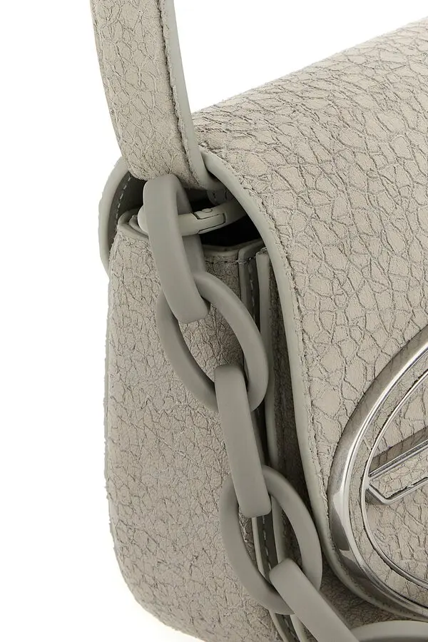 DIESEL® 1dr Shoulder Bag In Light Leather - Grey