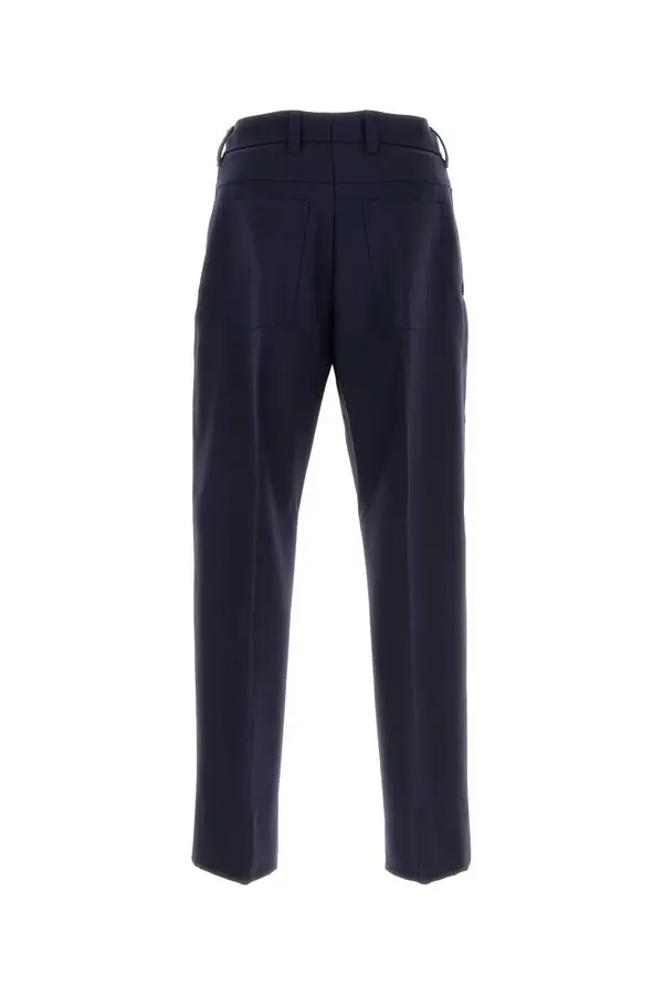 Zegna Wool Trousers With Central Pleats