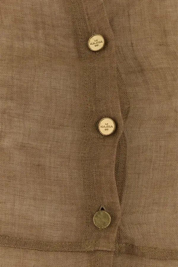 Le Kasha Linen Biba Cardigan
