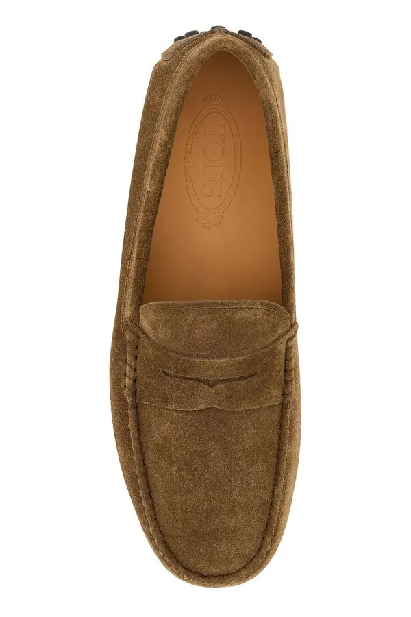 TOD'S Suede Loafers - Brown