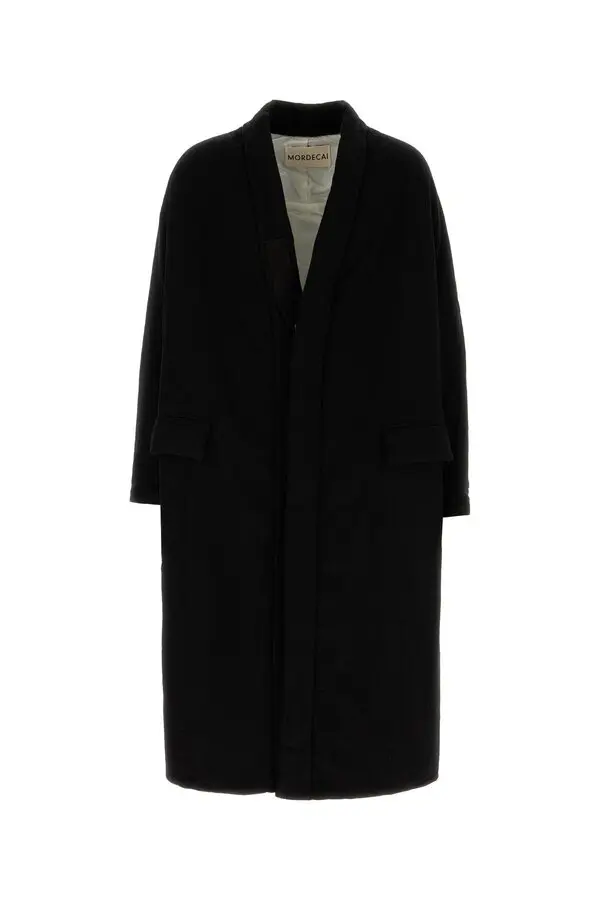 MORDECAI Wool Coat - Black