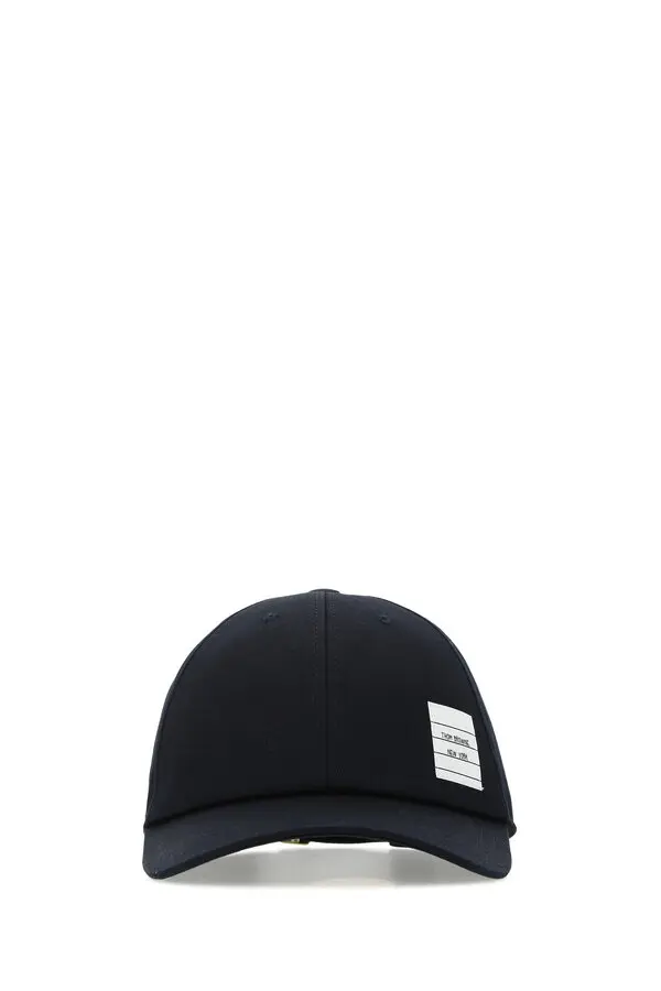 Thom Browne Cotton Baseball Cap - Blue