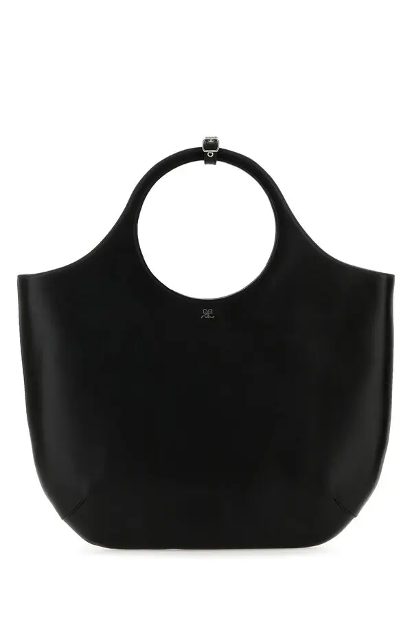 COURREGES Leather Large Handbag