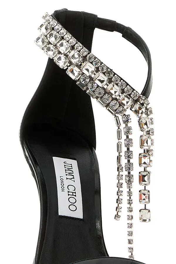 JIMMY CHOO Verity Embellished Stiletto Sandals