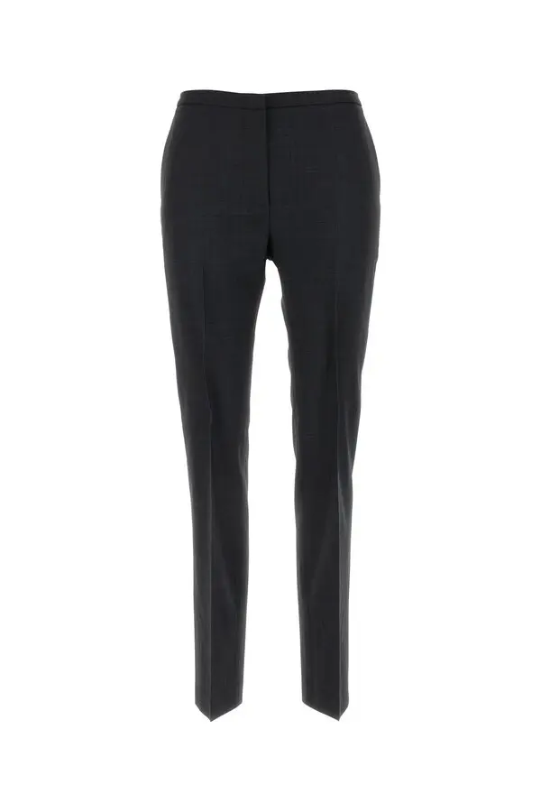 Philosophy Di Lorenzo Serafini Dark Stretch Polyester Blend Trousers