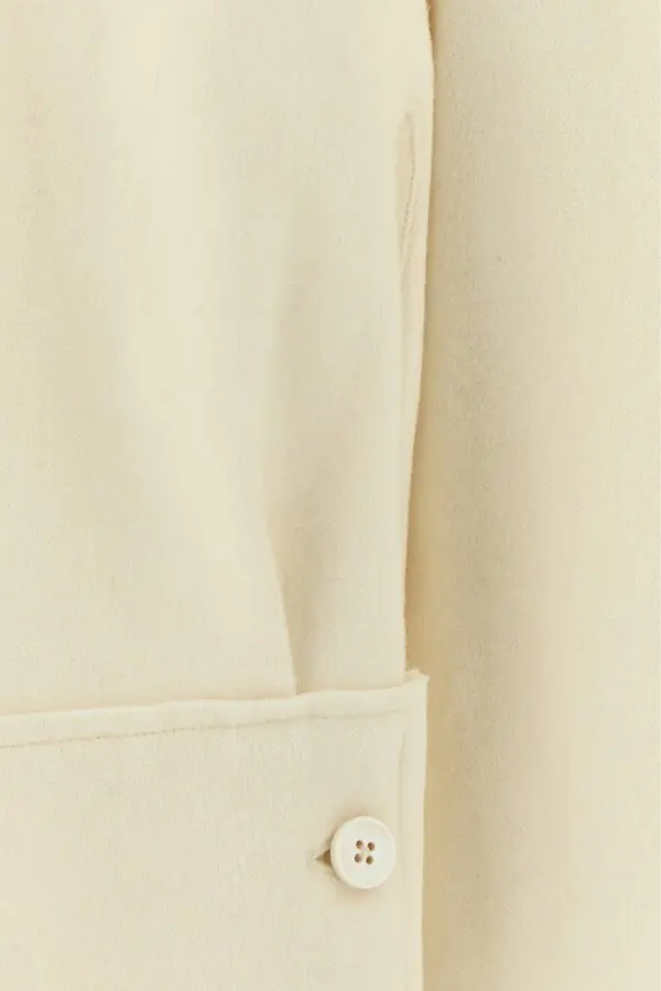 JIL SANDER Wool Blend High Neck Blouse