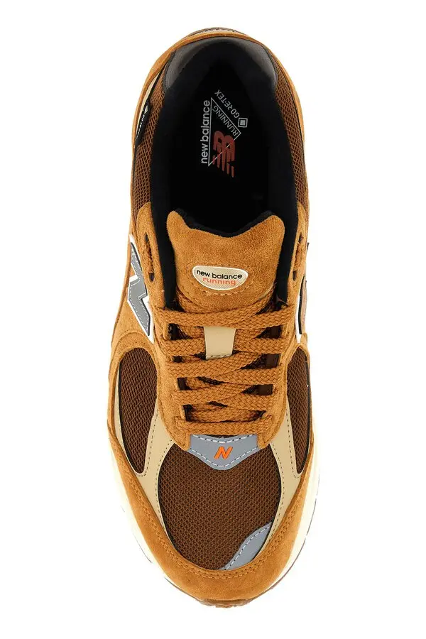 NEW BALANCE 2002r Suede And Mesh Sneakers - Light Brown