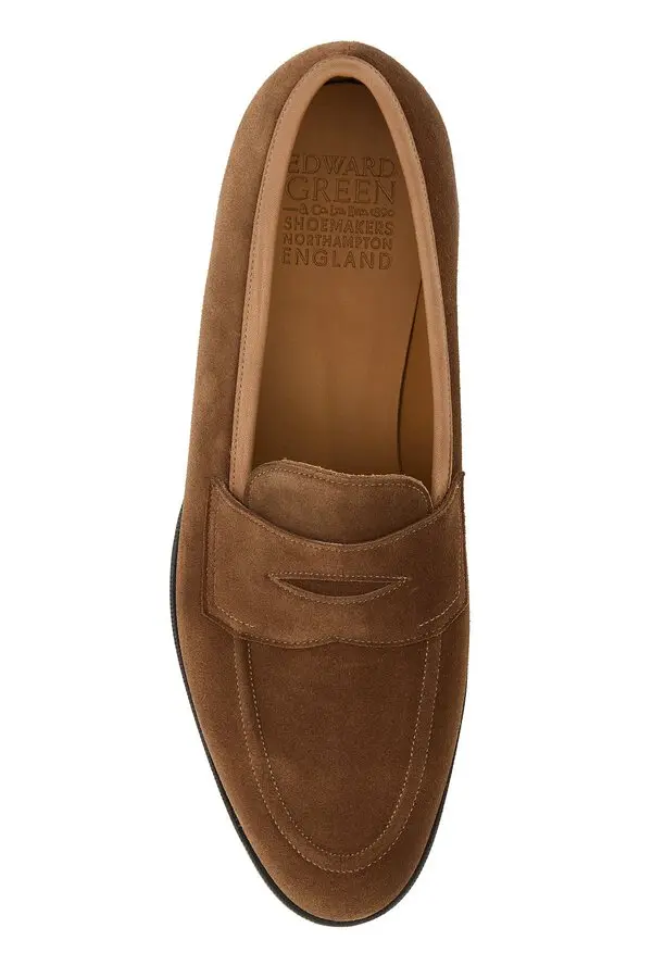 EDWARD GREEN Suede Piccadilly Loafers